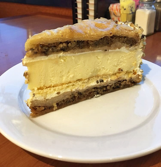 This isn't just cheesecake&mdash;it's architecture. Layers of creamy decadence that would make any New Yorker question their loyalty.