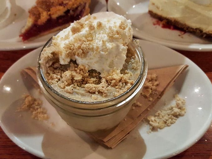 This mason jar of banana pudding doesn't just satisfy a sweet tooth&mdash;it transports you straight to your grandmother's kitchen, minus the cheek pinching. 