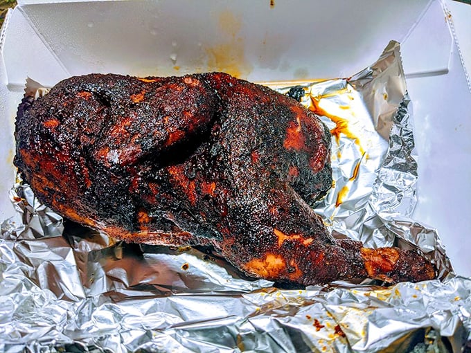 Brisket with a bark so flavorful it should have its own fan club. The pink smoke ring is nature's way of saying "you're welcome."