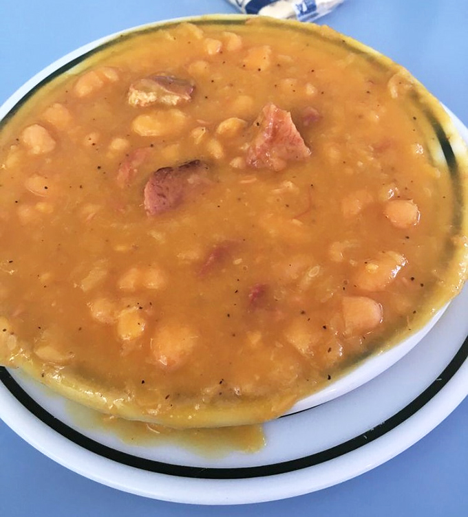 Bean soup that could warm the coldest Michigan winter day. Those tender beans and ham chunks have been comforting Detroiters through economic booms and busts alike.