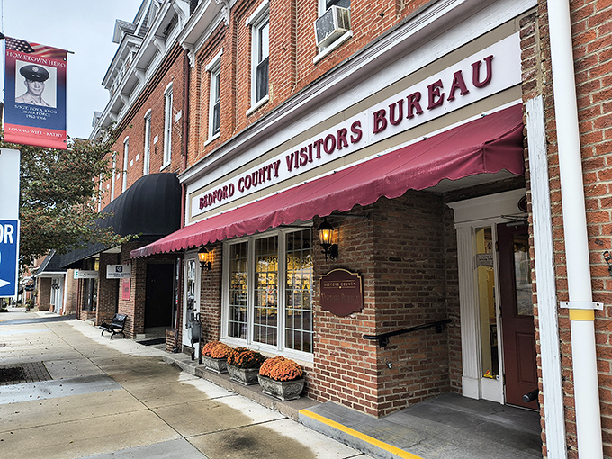 The Bedford County Visitors Bureau welcomes travelers with that small-town hospitality that makes you feel like a returning friend rather than a tourist.