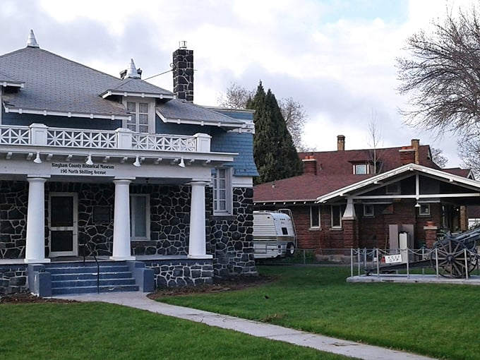 The Bingham County Historical Museum, keeping local stories alive in this beautifully preserved stone building.