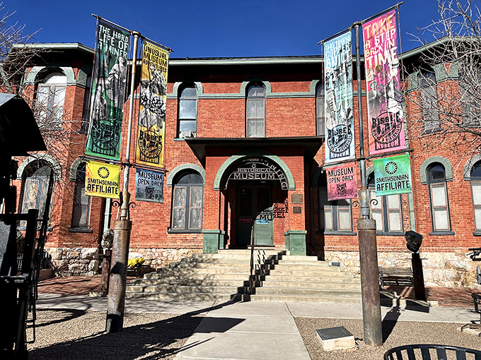 The Bisbee Mining & Historical Museum doesn't just preserve history&mdash;it flaunts it with colorful banners that practically shout, "Yes, we're a Smithsonian affiliate!"