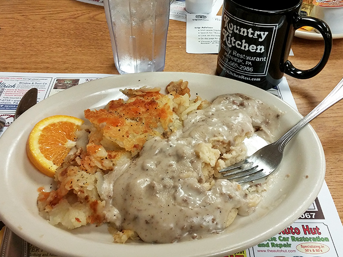 Biscuits and gravy &ndash; the breakfast equivalent of a warm hug from your favorite relative who really knows how to cook.