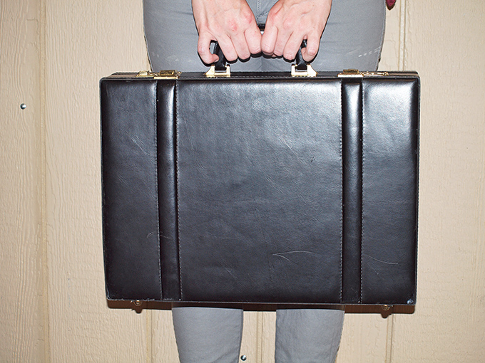 Business meeting or secret agent rendezvous? This classic briefcase keeps its secrets while making its new owner look instantly important.