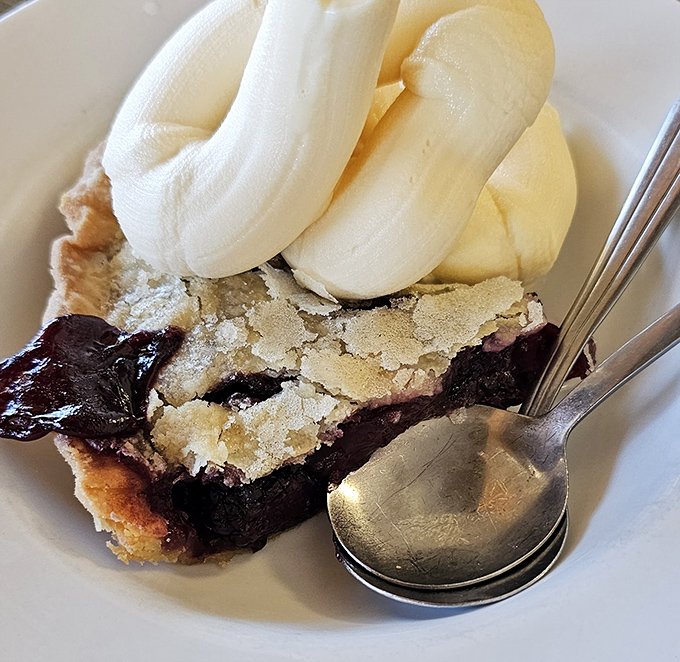 Blackberry pie with a crackly top and ice cream slowly melting into the warm fruit &ndash; a dessert so good it deserves its own theme song.