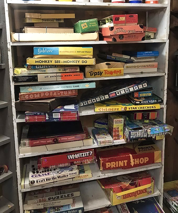 Before screens ruled our thumbs, these boxes ruled our living rooms. Yahtzee nights and Tipsy Towers&mdash;when "gaming" meant actual human interaction.