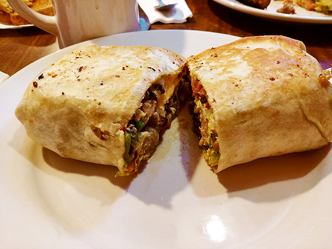 Breakfast burritos: where morning ingredients find their higher purpose wrapped in a warm tortilla embrace.