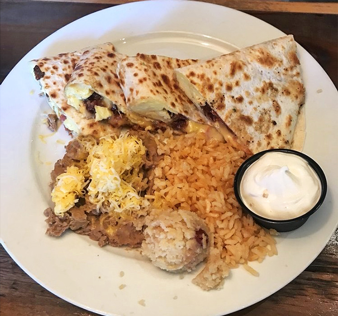 Breakfast quesadillas prove that good ideas know no boundaries &ndash; especially when cheese and eggs join the conversation. 