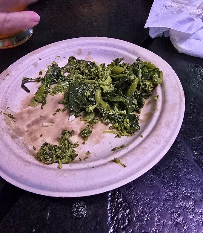 Broccoli rabe, saut&eacute;ed to Italian perfection, offers a bitter counterpoint to the rich beef&mdash;like the perfect supporting actor who steals the scene.