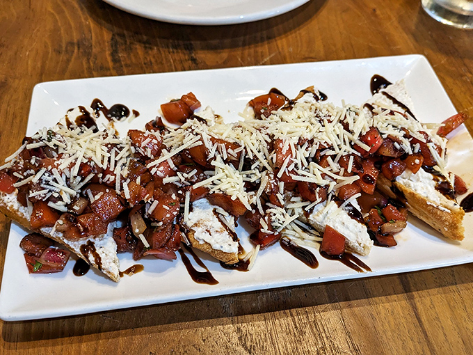 Bruschetta that makes you wonder why you ever settled for lesser versions &ndash; like discovering your favorite song was a cover all along.