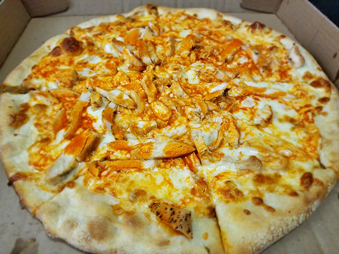 When buffalo chicken meets pizza, it's like your two favorite friends finally getting married.