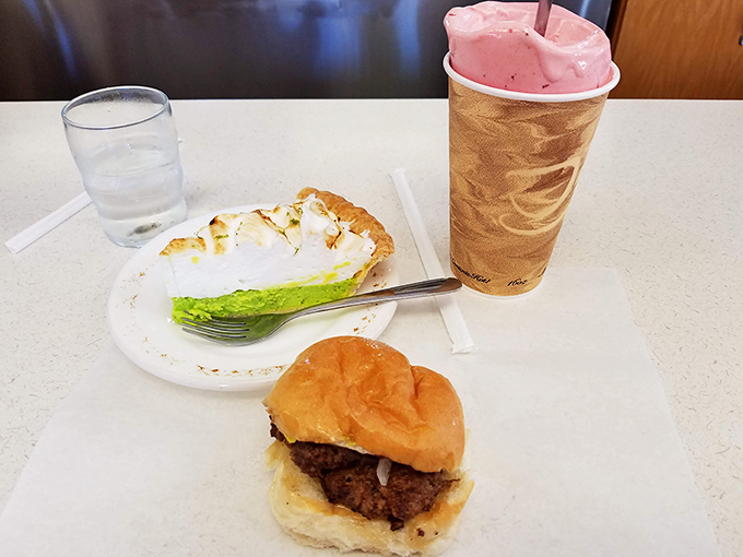The holy trinity of Nick's: burger, pie, and shake. If there's a more perfect meal combination in the Midwest, I haven't found it yet.