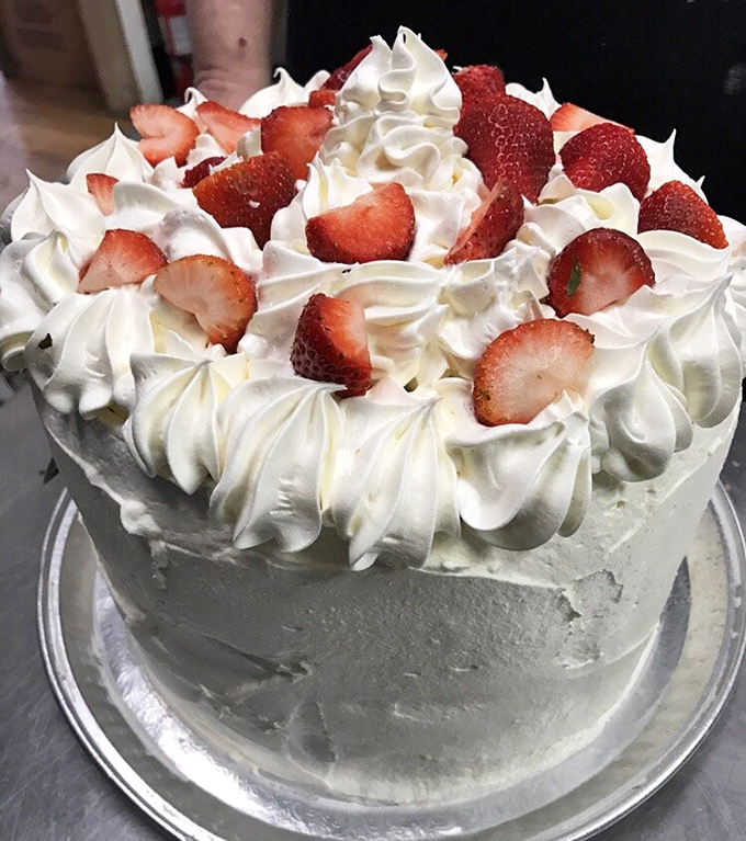 This strawberry-crowned cake isn't just dessert &ndash; it's what birthday wishes look like when they take physical form.