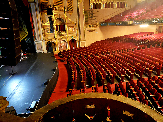 The California Theatre's ornate interior transports visitors to a bygone era when going to a show was an event worthy of your finest attire.