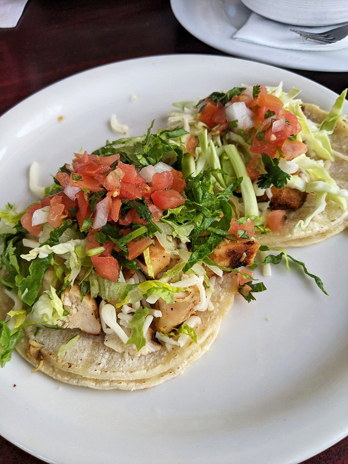 These chicken tacos arrive looking like they just posed for their headshot&mdash;fresh, vibrant, and ready for their close-up.
