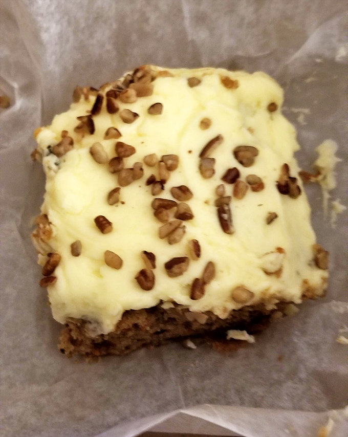 Not all heroes wear capes &ndash; some come as cream cheese-frosted carrot cake with perfectly toasted pecans standing guard over each heavenly bite.
