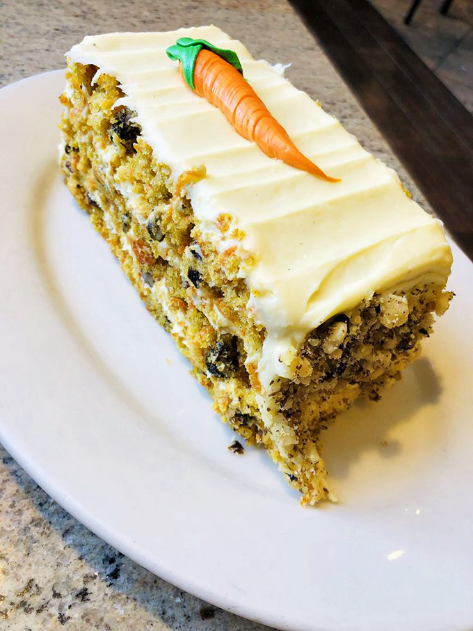 Carrot cake that doesn't just have a decorative carrot&mdash;it's the moistest slice of heaven this side of the Colorado River.