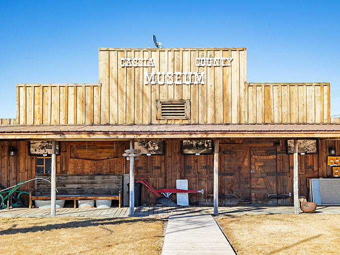 The Cassia County Museum's rustic wooden facade isn't trying to impress anyone – it's too busy preserving the authentic stories of generations who built this community.