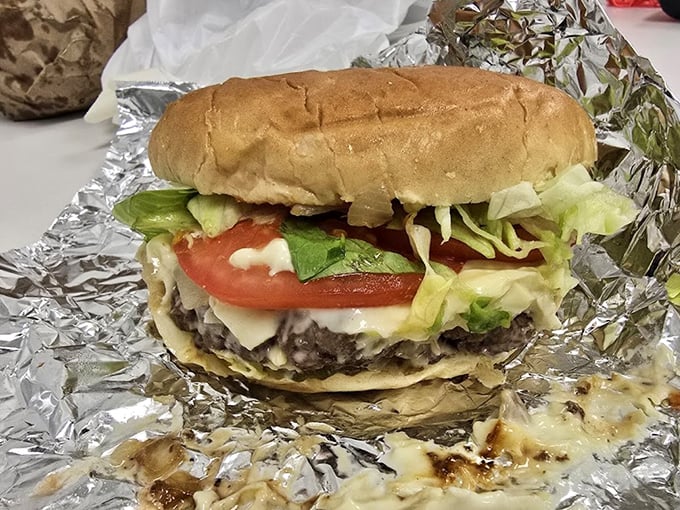 Even the burgers get the royal treatment here. That's not fast food—that's real food, made fast by people who care.