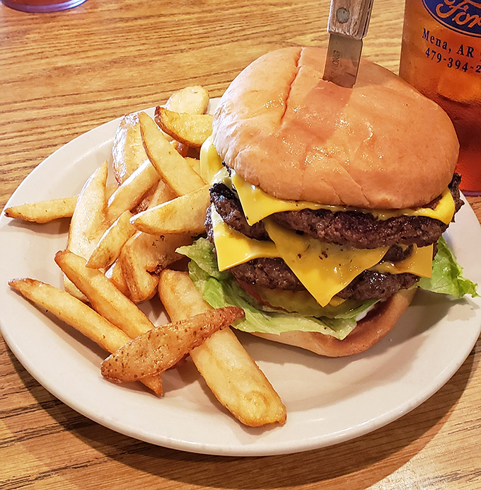 This double cheeseburger doesn't need fancy aioli or artisanal buns to impress&mdash;it lets the hand-patted beef and melty cheese do all the talking.