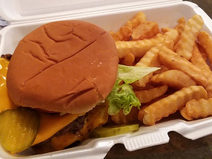 The cheeseburger&mdash;humanity's greatest invention after fire and the wheel. This one, with its melty cheese and fresh toppings, makes a compelling case.