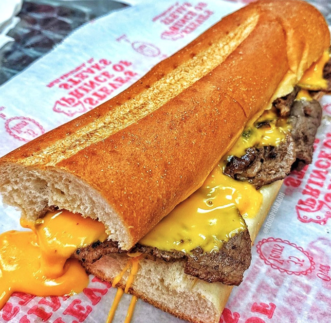 The cheesesteak in its full glory&mdash;where meat and cheese perform a melt-in-your-mouth tango that's been perfecting since Philadelphia invented happiness.