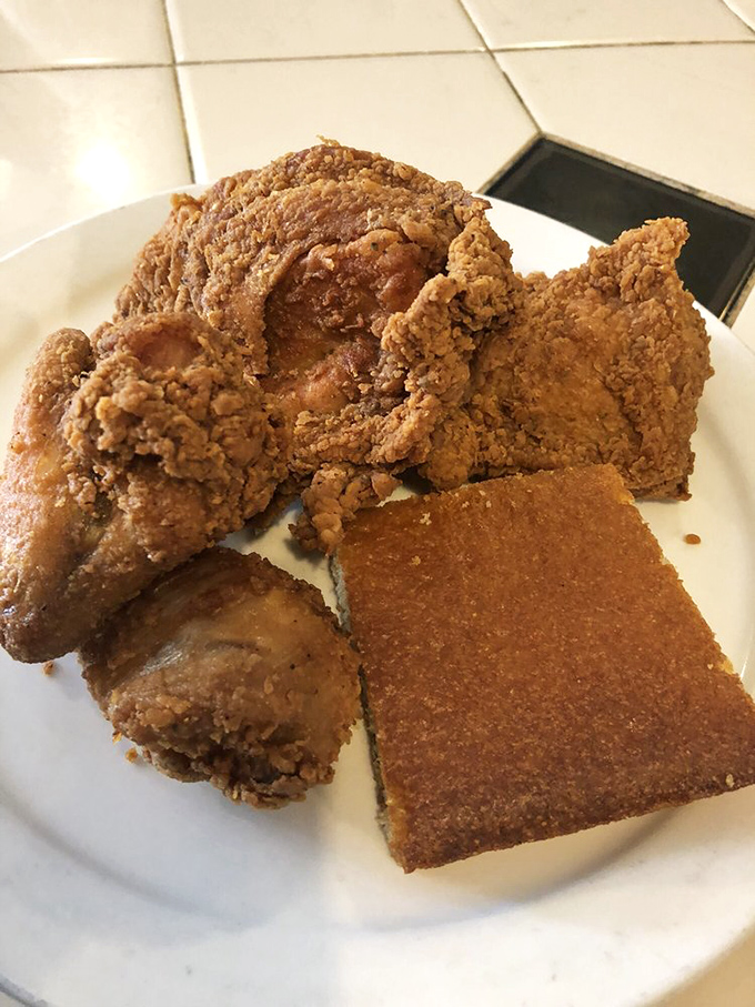 Fried chicken and cornbread&mdash;a combination so perfect it should have its own national holiday and commemorative postage stamp.