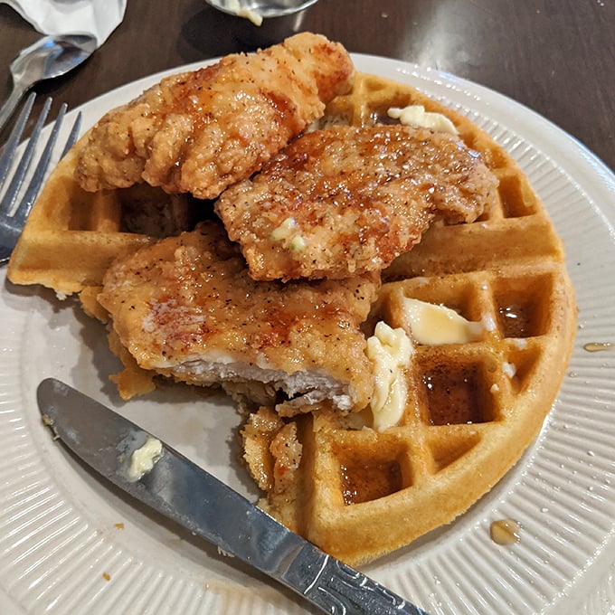 Chicken and waffles&mdash;the breakfast equivalent of a perfect marriage. Crispy meets fluffy, savory meets sweet, and your fork meets pure joy.