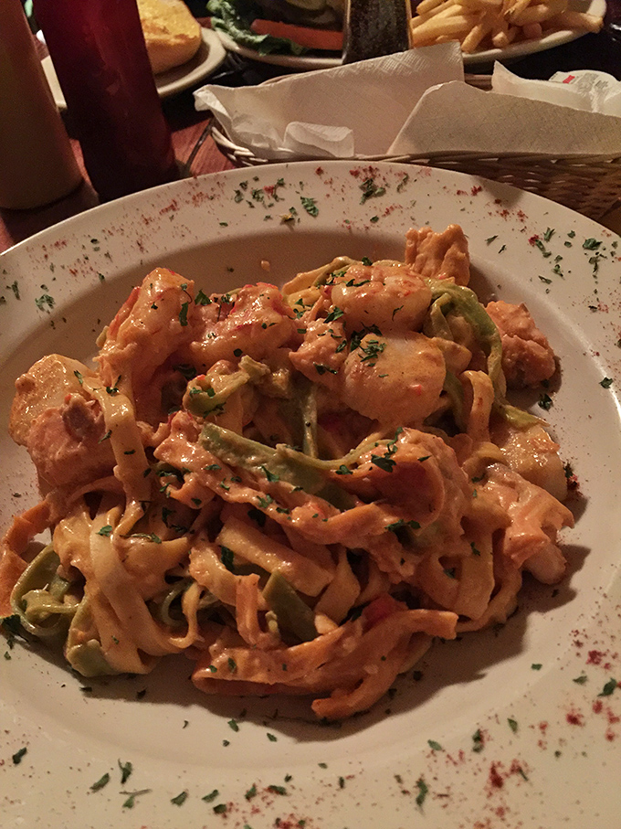 Pasta that doesn't just sit on the plate&mdash;it performs! This chicken and pasta dish in creamy sauce is what comfort food dreams are made of.