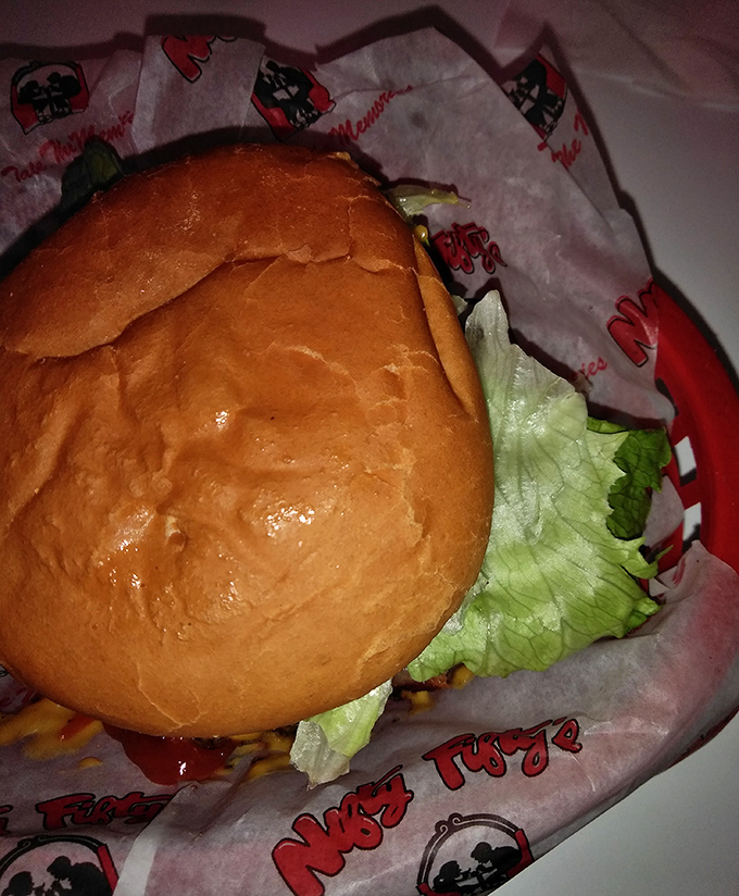 This chicken sandwich isn't messing around&mdash;layers of saucy goodness and crisp vegetables creating the kind of messy perfection worth every napkin.