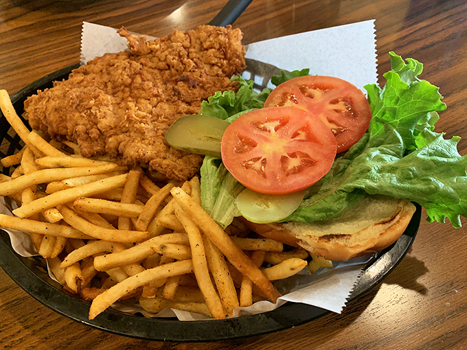 A crispy chicken sandwich that could convert even the most devoted fish fanatic for at least one meal.