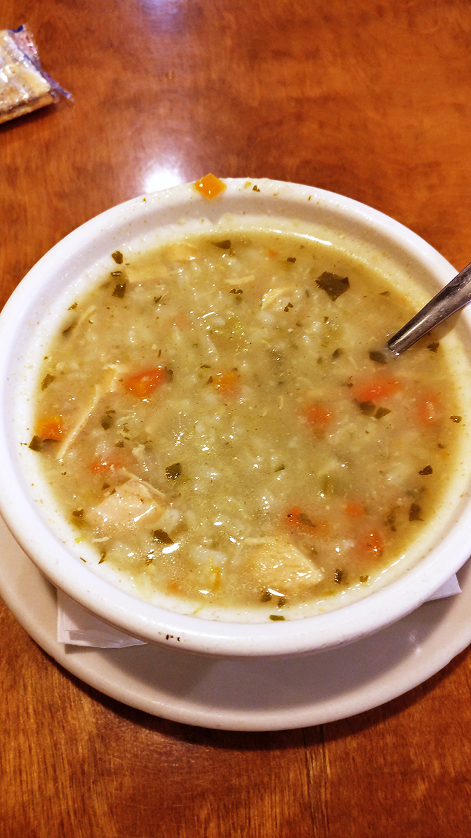 Chicken soup that could heal not just colds but possibly political divisions&mdash;chunks of tender chicken swimming in broth that tastes like someone's grandmother supervised.