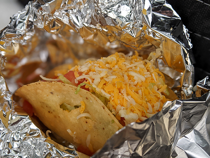 Chicken tacos dressed up with fresh toppings, proving simplicity is the ultimate sophistication.