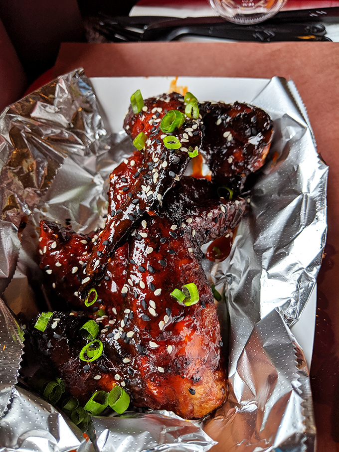 These Korean-inspired wings, glistening with sauce and sprinkled with sesame seeds and scallions, might make Buffalo consider a passport application.