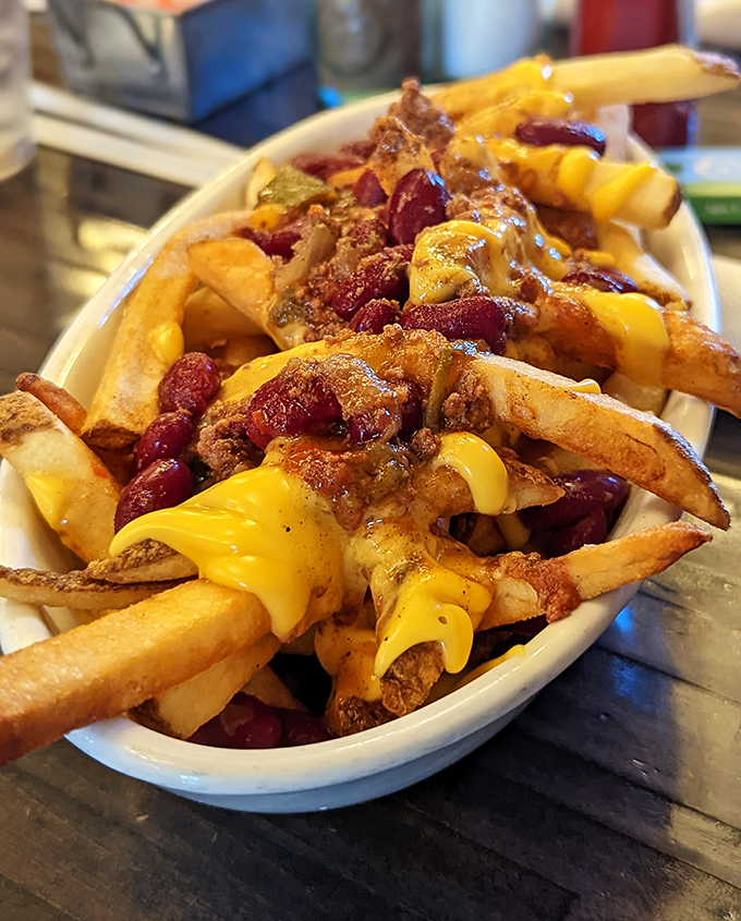 These aren't just chili cheese fries &ndash; they're a commitment, a relationship, and possibly the reason stretchy pants were invented.