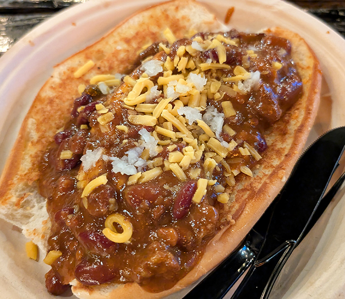 When chili meets dog, magic happens &ndash; a hearty creation topped with enough cheese to make Wisconsin proud.