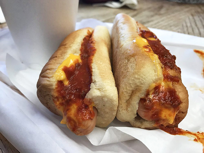 These chili cheese dogs aren't Instagram food—they're real food that happens to look good enough to photograph before devouring.