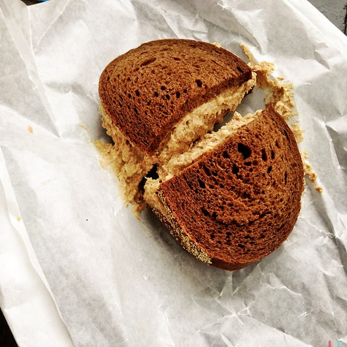 Chopped liver on pumpernickel—the dish that divides humanity into two camps: those who understand its sublime perfection and those who haven't tried it yet.