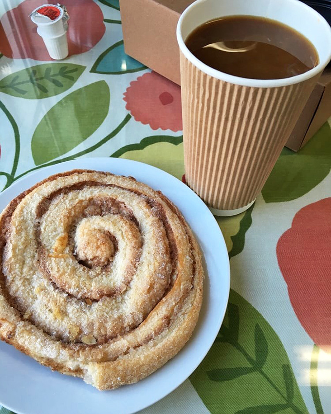 The cinnamon crisp&mdash;a hypnotic spiral of buttery dough and spice&mdash;pairs with coffee like Astaire with Rogers, creating a dance of flavors worth getting out of bed for.