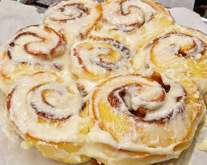 Cinnamon rolls that make you question whether other pastries have been lying to you your entire life.
