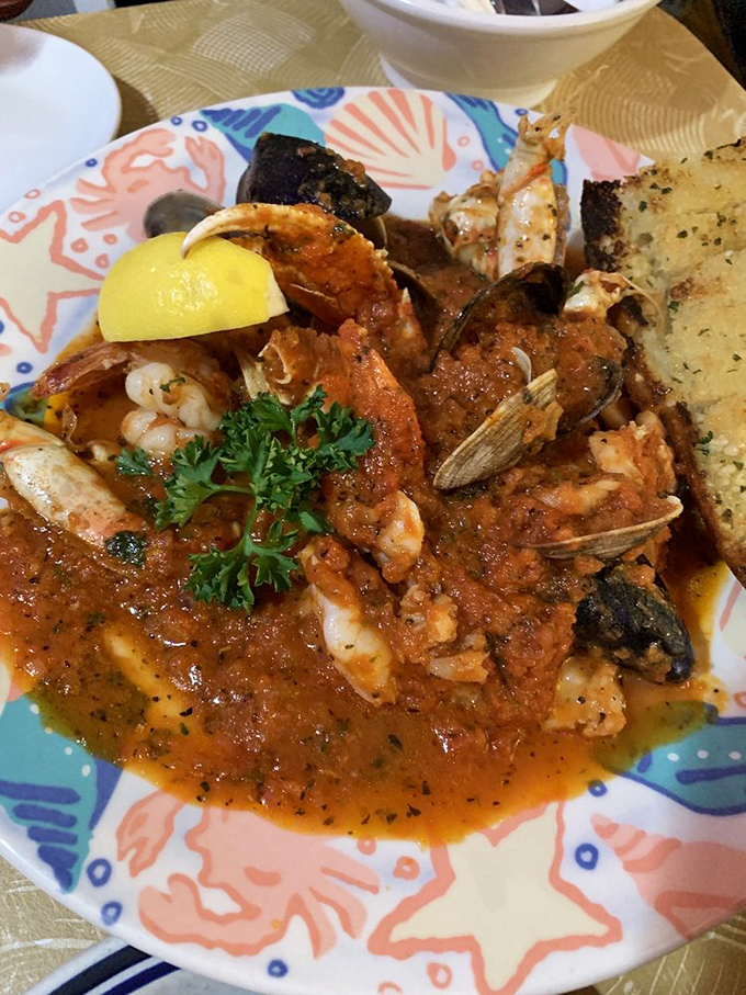 Cioppino: San Francisco's gift to the world. A tomato-based symphony where every spoonful tells the story of the sea.