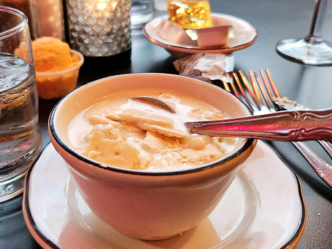 Clam chowder thick enough to float your dreams on &ndash; and probably your spoon too.