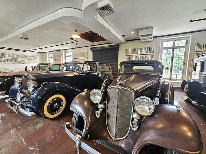 The garage collection that makes your neighbor's "classic" Mustang look like a Hot Wheels toy. Detroit's finest, preserved in automotive amber.