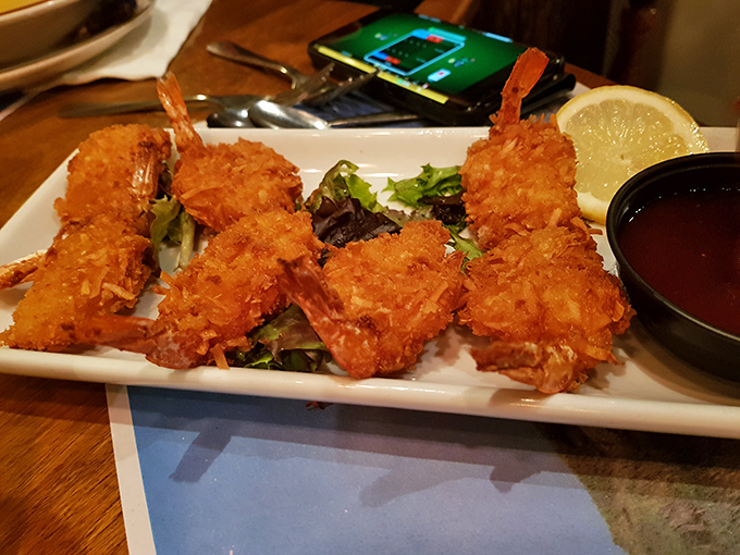 Coconut shrimp that crunch like autumn leaves&mdash;sweet, savory, and served with a dipping sauce worth bottling.