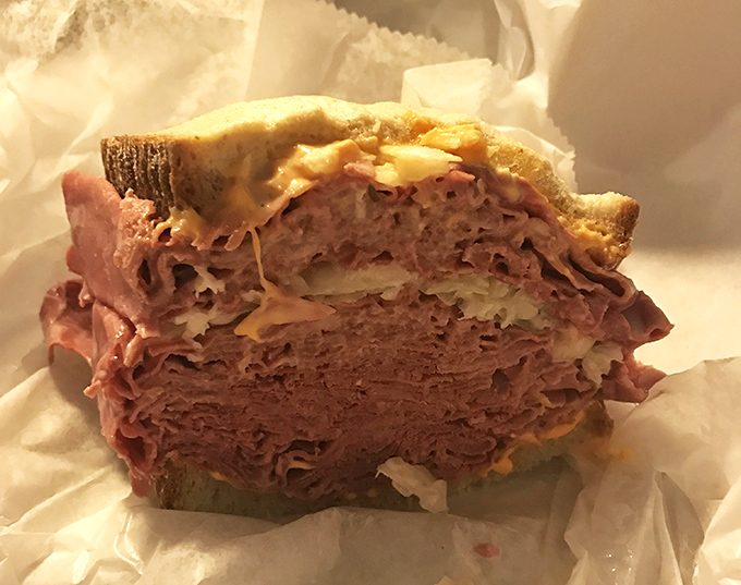 A chicken Caesar salad that proves Gooey Looies isn't just about sandwiches&mdash;though let's be honest, you're here for the cheesesteak.