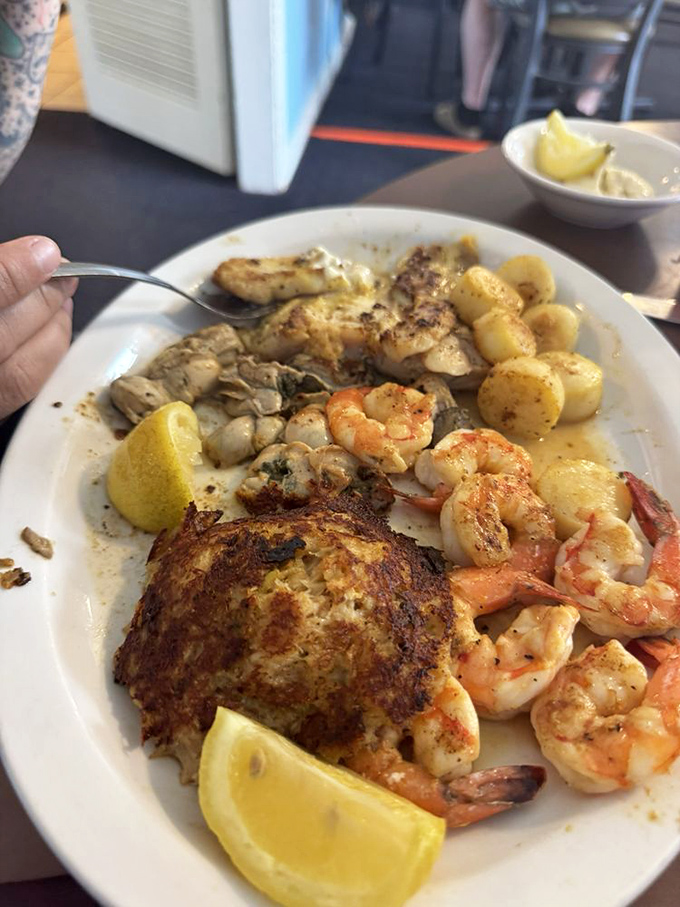 The seafood platter that makes you question why you ever waste time eating anything else when this exists in the world.