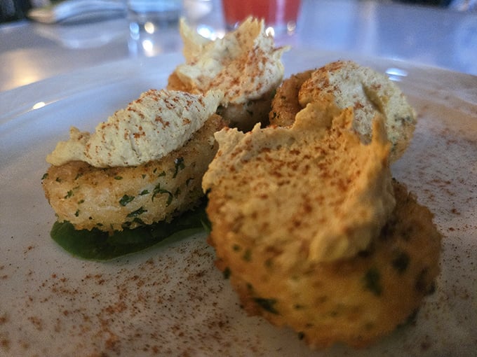 These crawfish cakes are the Southern cousin of crab cakes that deserve their own spotlight. The presentation is as elegant as the flavor is bold.