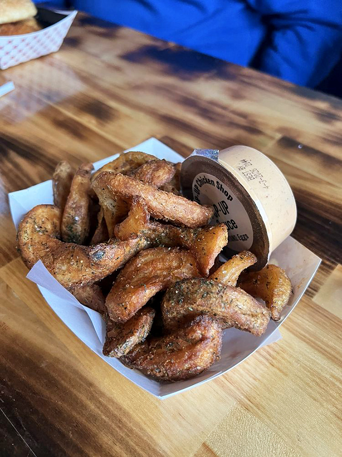 These aren't just fries&mdash;they're crispy, seasoned potato wands that make you forget ketchup ever existed.