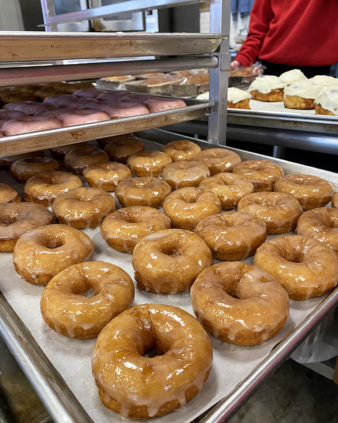 Donut nirvana exists in Columbus, Ohio. These golden-glazed beauties are the reason elastic waistbands were invented.